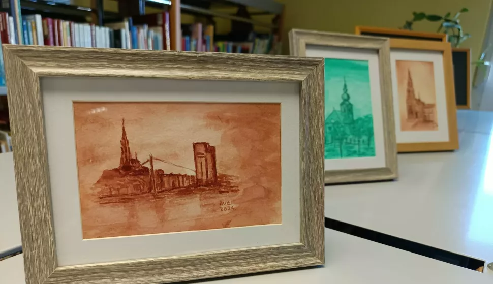 Slike izlažu Slavica Marko i Olga Sabolek-Tegzeš