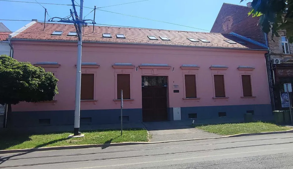 Kuća Schrecker: Kuća svietloslikara Maxa, historicistički ulaz u Radićevu
